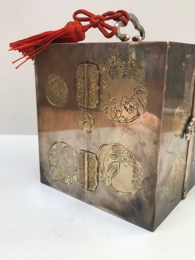 銀製 宝石箱 シルバー950 骨董品　I.869