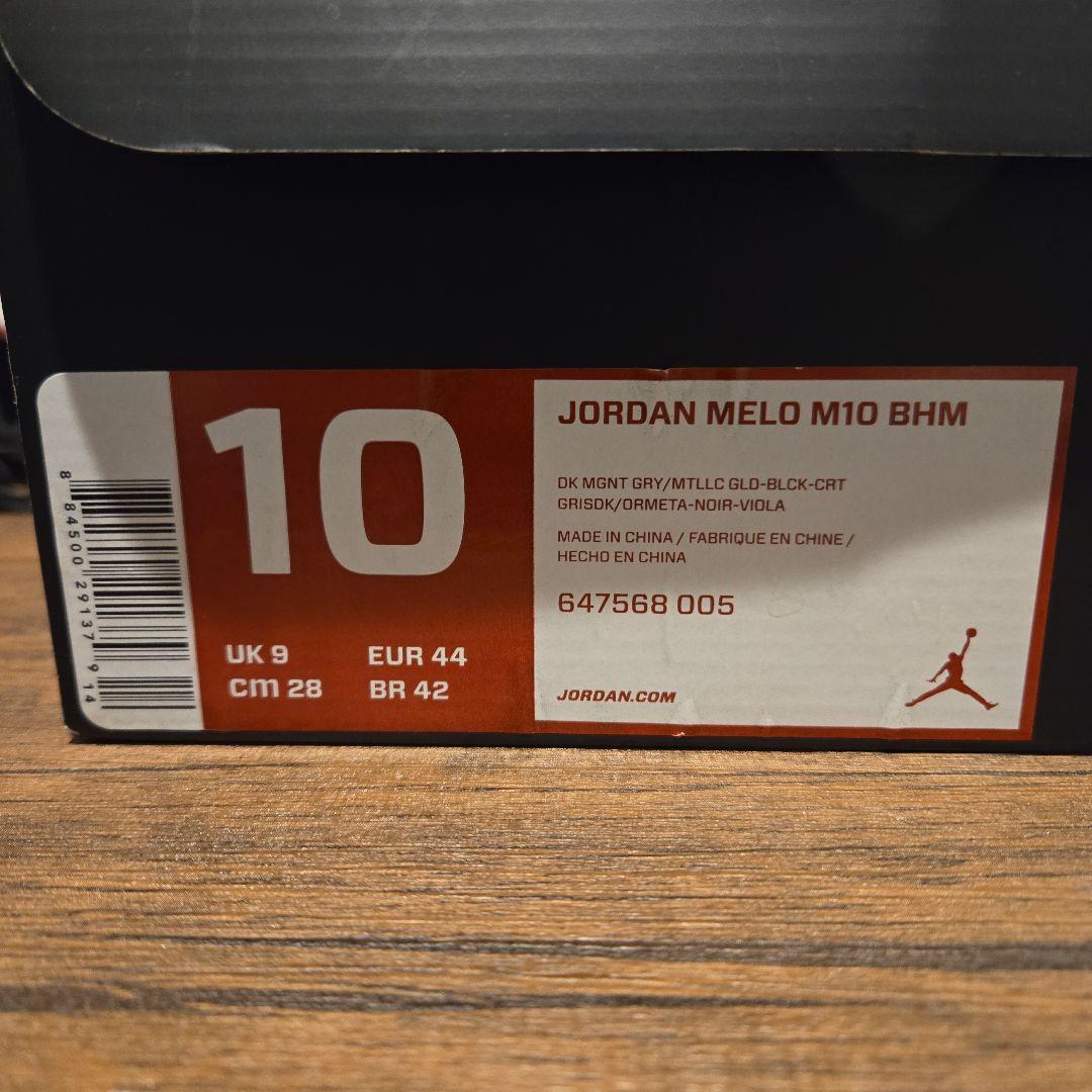 シューズ(男性用) JORDAN MELO 10 BHM