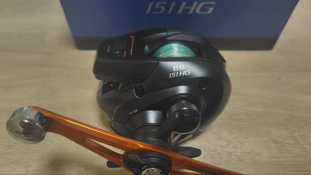 SHIMANO BarshettaBB151HG左ハンドル pe100m付き