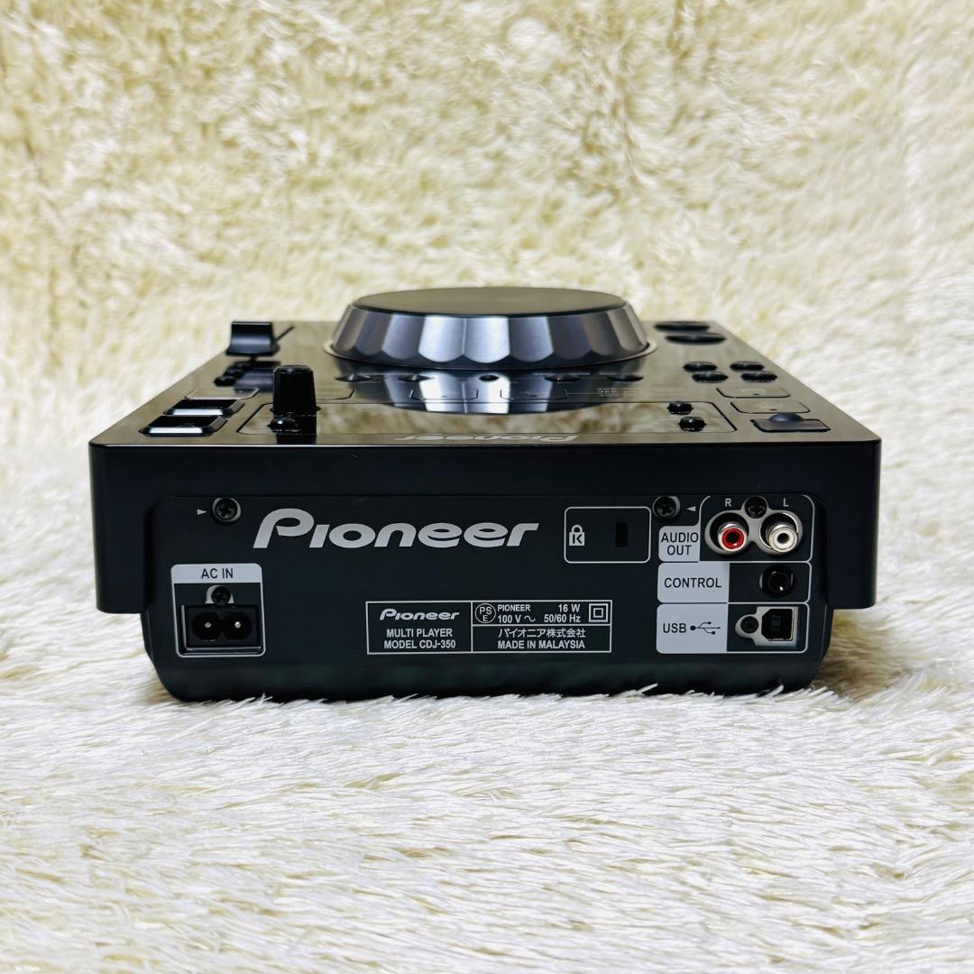 【美品】 Pioneer CDJ-350 DJ用CDプレーヤー ブラック