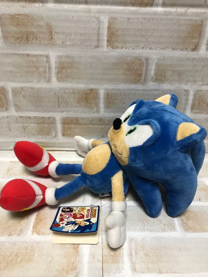 ソニック ザ ヘッジホッグ　ぬいぐるみ　三英貿易　sonic SEGA