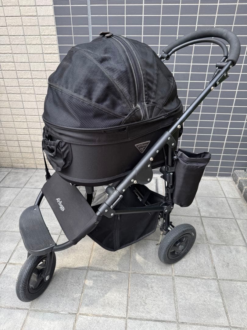 Air Buggy Dome2 SMサイズ ブラック ペットカート 中古