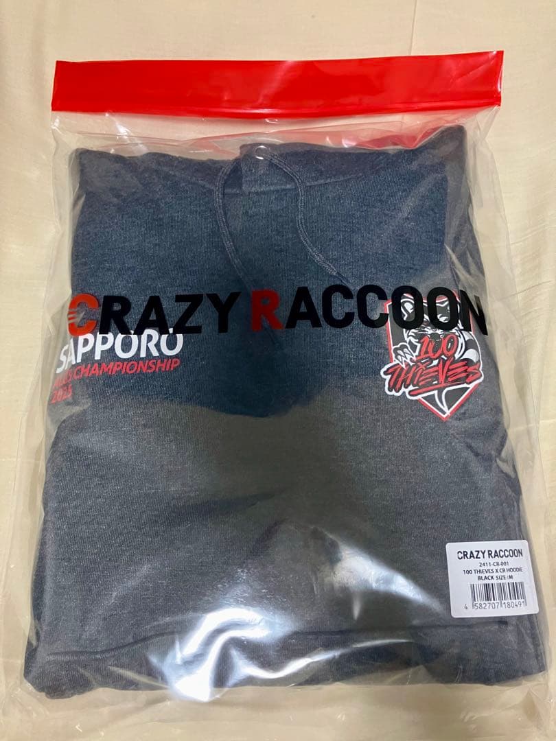 a*u様 Crazy Raccoon 100Thieves パーカー ALGS札