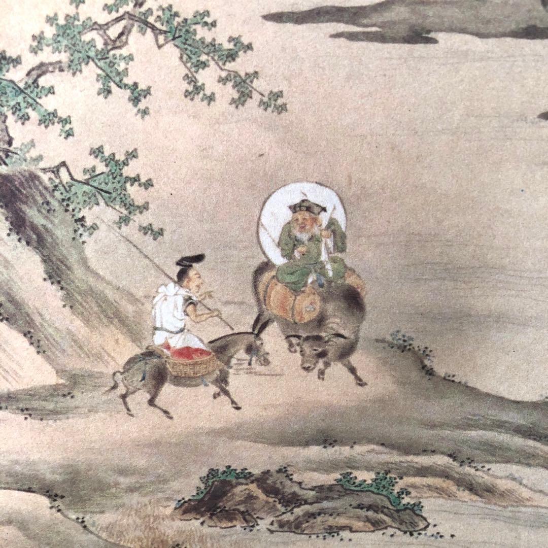 【新品・未使用品】七福神図　橋本雅邦　掛け軸　開運　縁起物