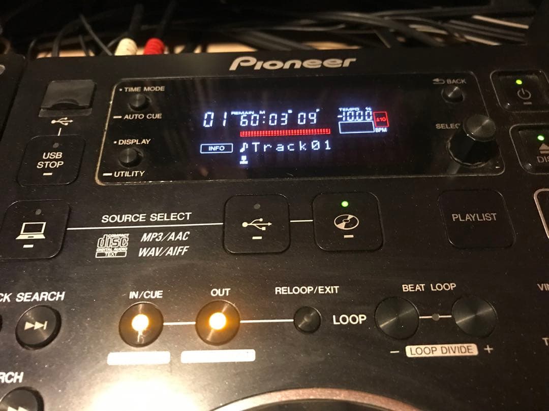 PIONEER DJM350 CDJ350 電源、RCAケーブルセット