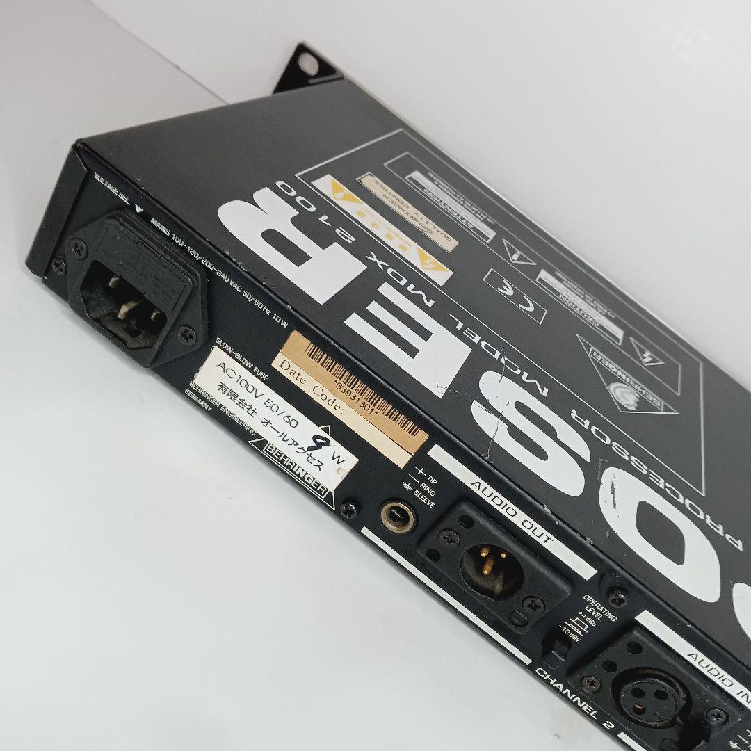 動作品 BEHRINGER ベリンガー MDX2100 コンプレッサー
