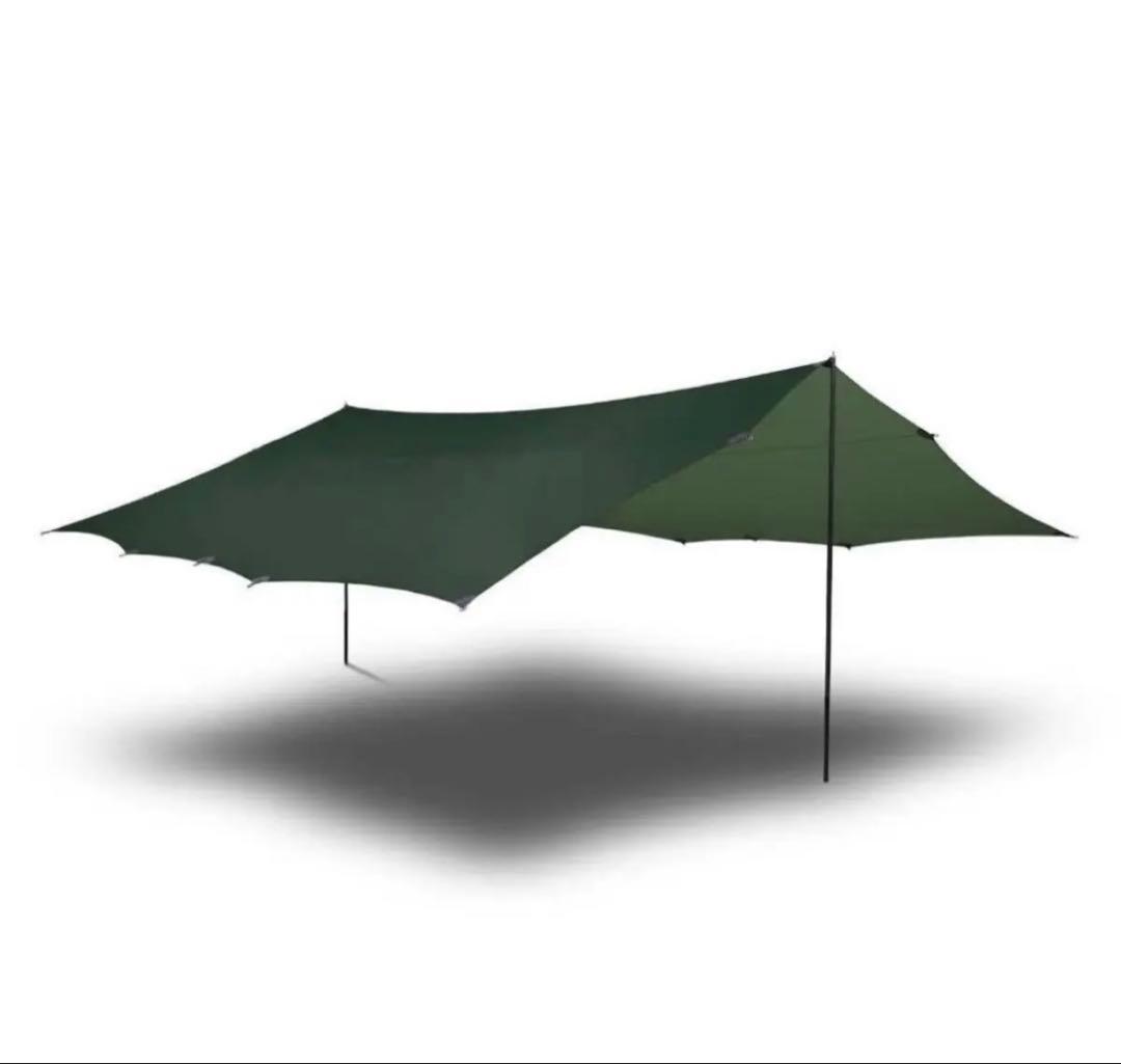 HILLEBERG Tarp 20XP グリーン 450cm x 450cm