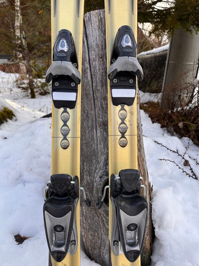 キッズ用ROSSIGNOL スキー板 バインディング付き128cm