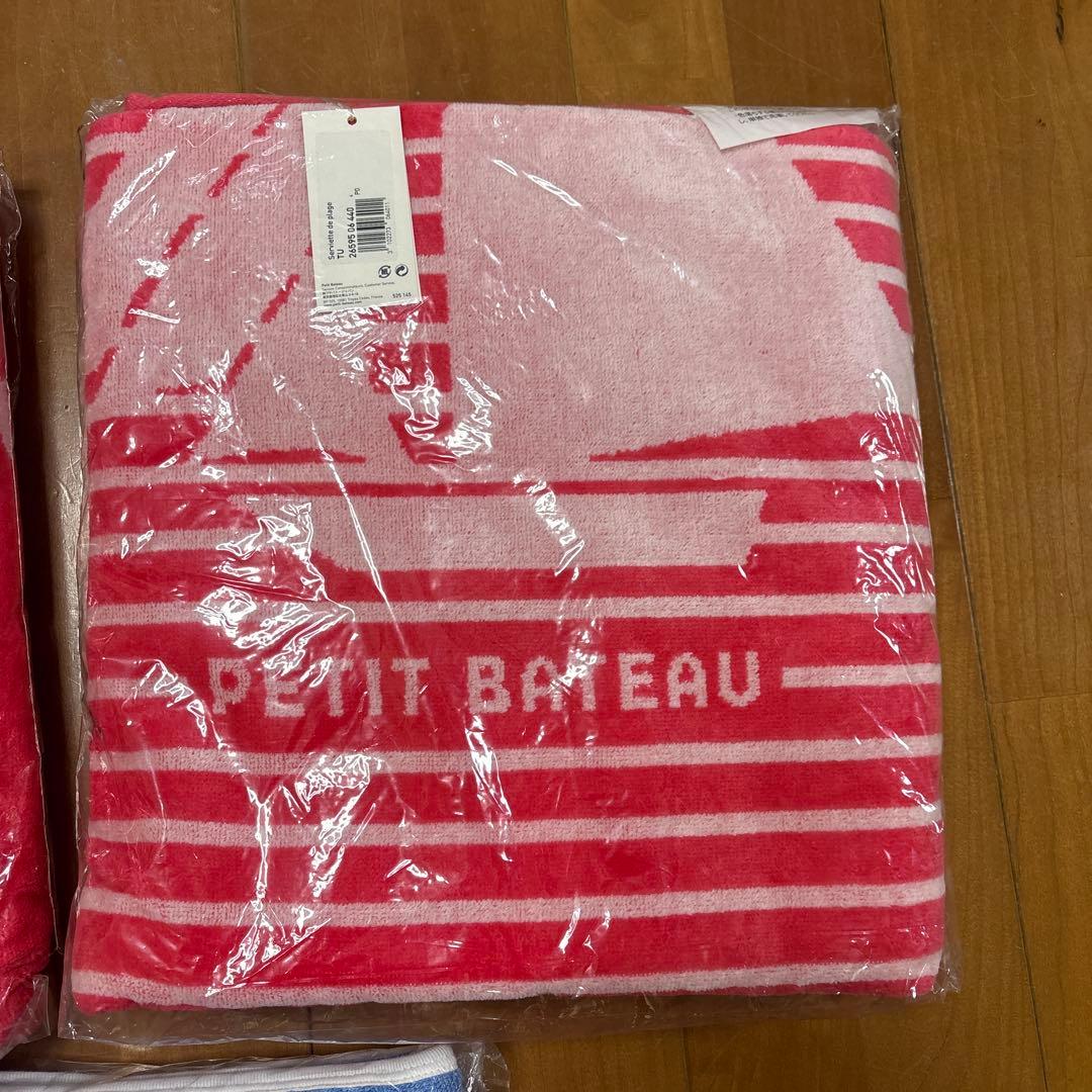 プチバトー ビーチタオル3枚セット　ノベルティ