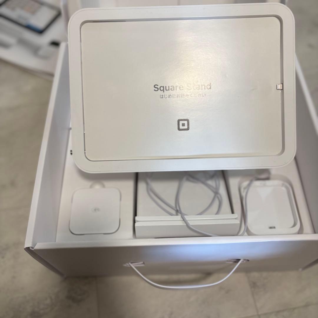 Square スタンド+mPOP(ドロワ一体型プリンター)ロール紙セット