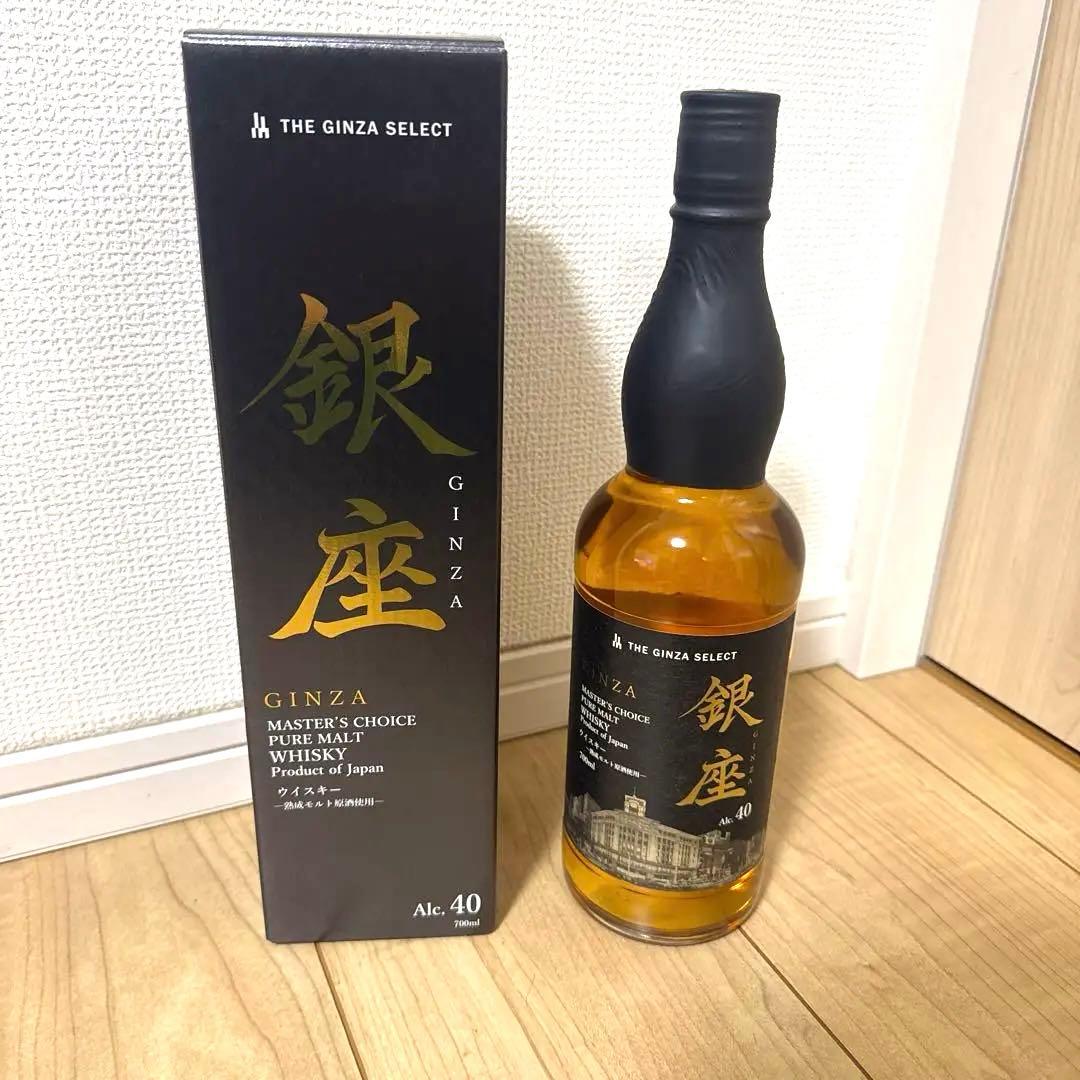銀座GINZA MASTER'S CHOICE ピュアモルトウイスキー700ml