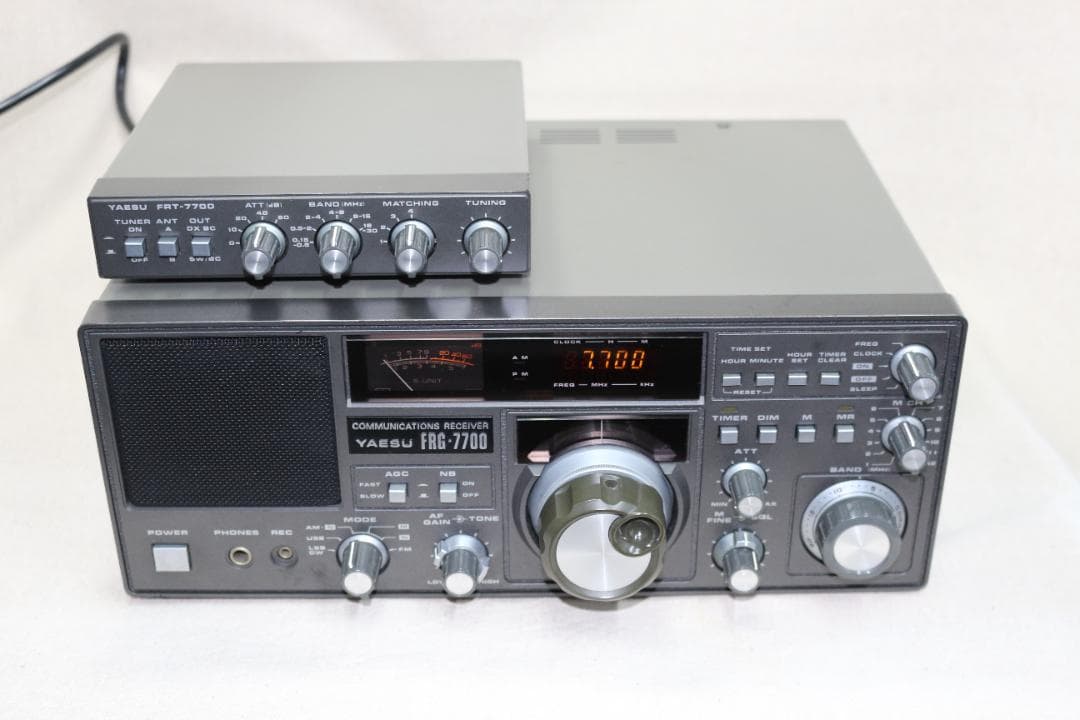 YAESU ヤエス FRG-7700+FRT7700 のセット