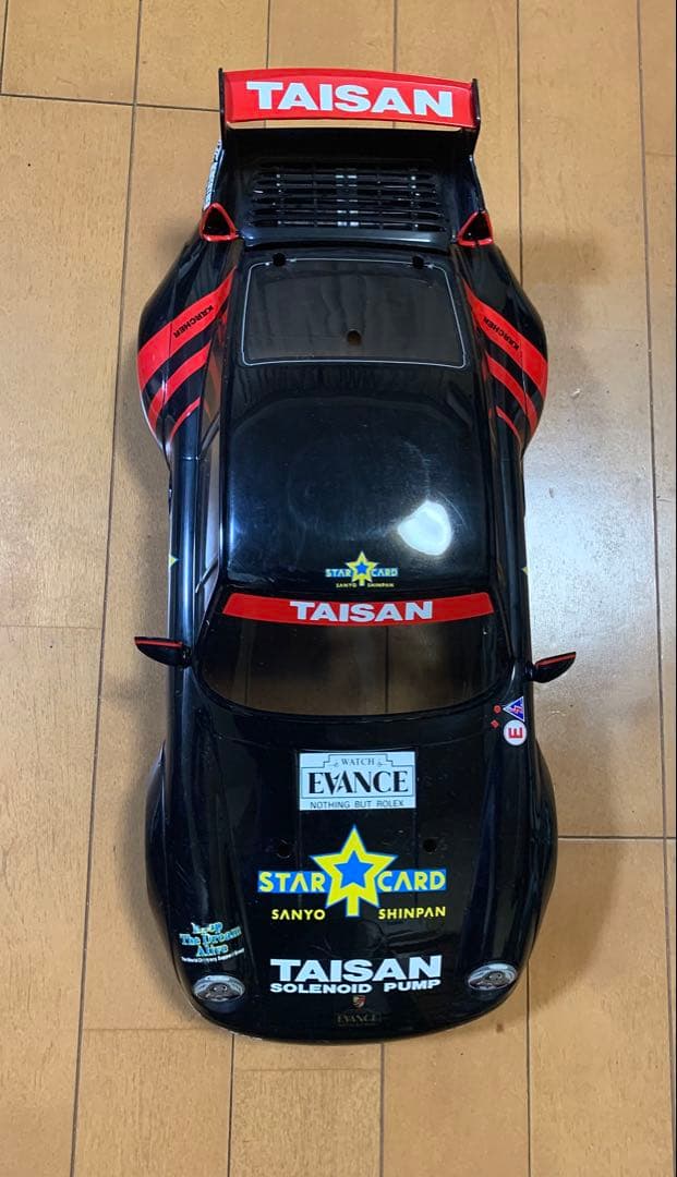 田宮模型RCカー用ボディ　タイサンポルシェ911GT2