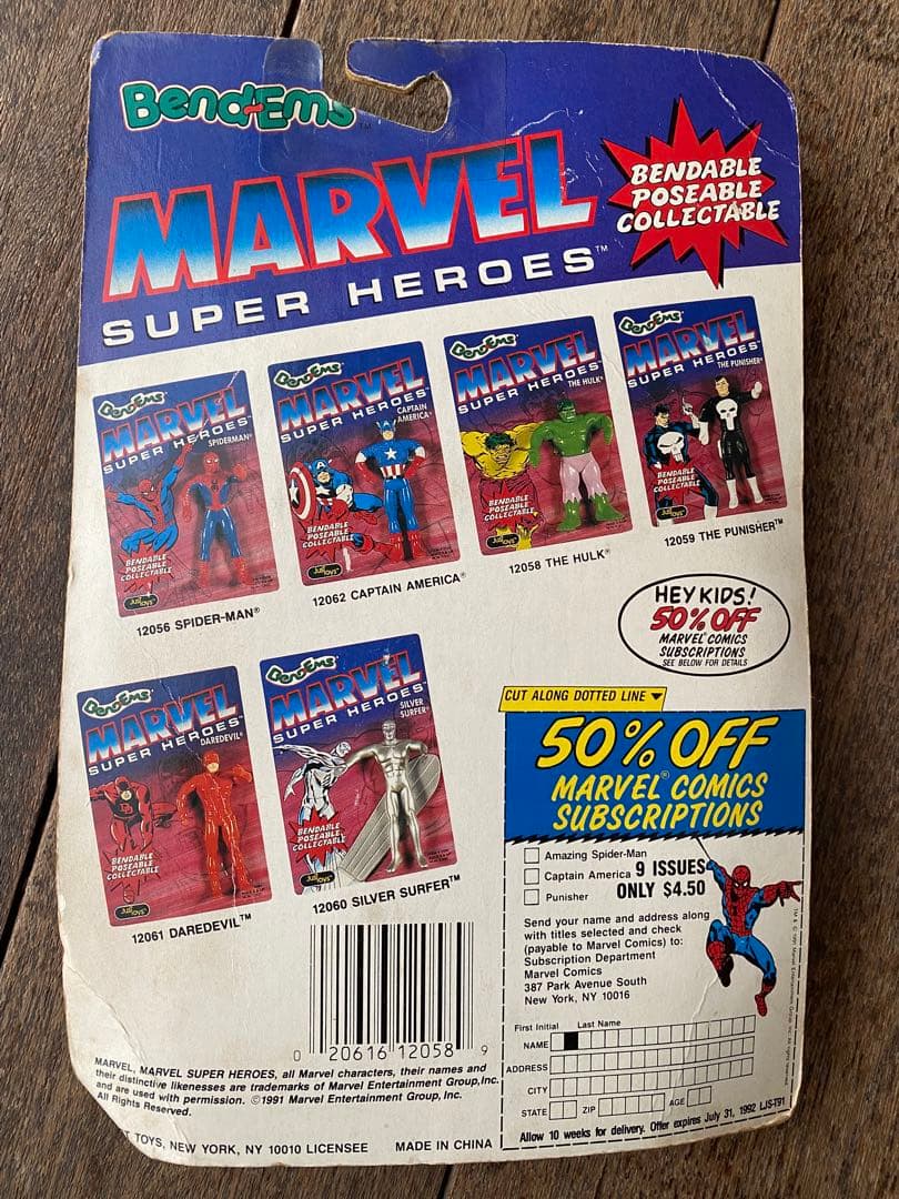Marvel ハルク 1991年 ヴィンテージ フィギュア 未開封