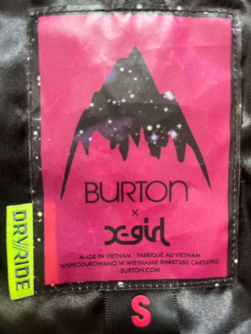 X-girl × BURTON バートン ジャケット スノボ スキーウェア S