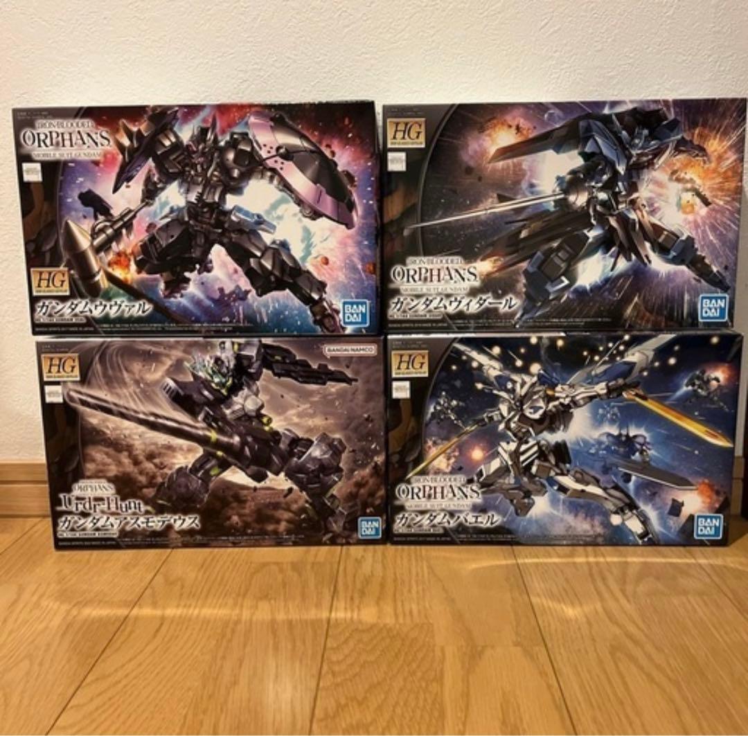HG オルフェンズ 未組み立てキット 4点セット