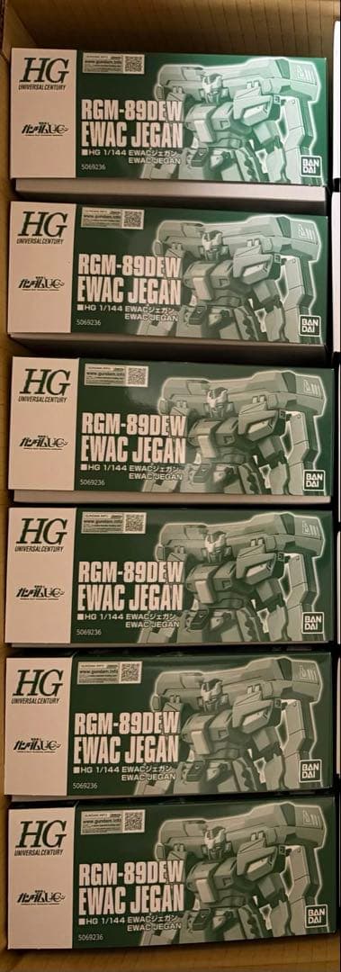 HGUC RGM-89DEW EWACジェガン 6体 ジェガン水転写式デカール②