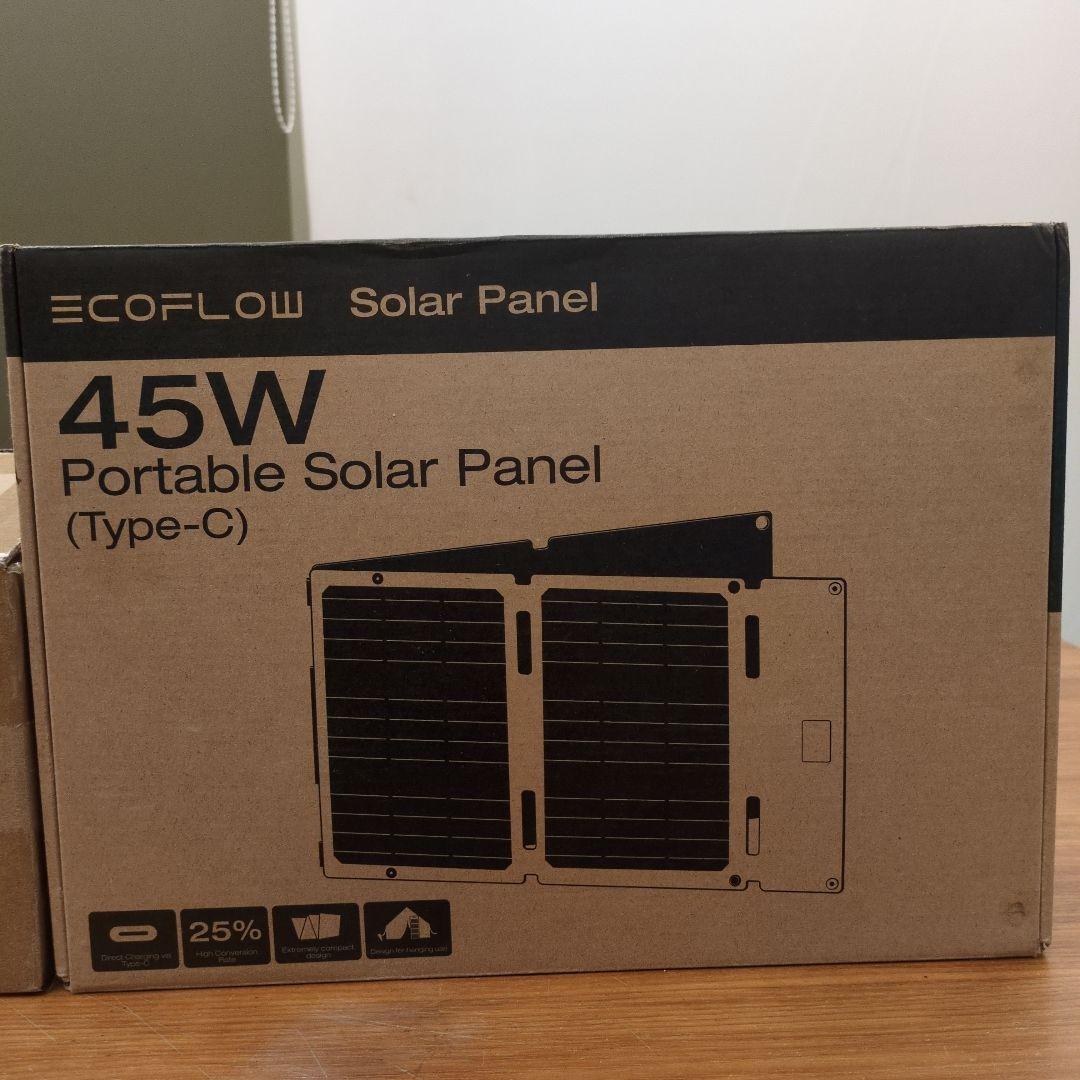 エコフロー 3＋Solar Panel45w ポータブル電源