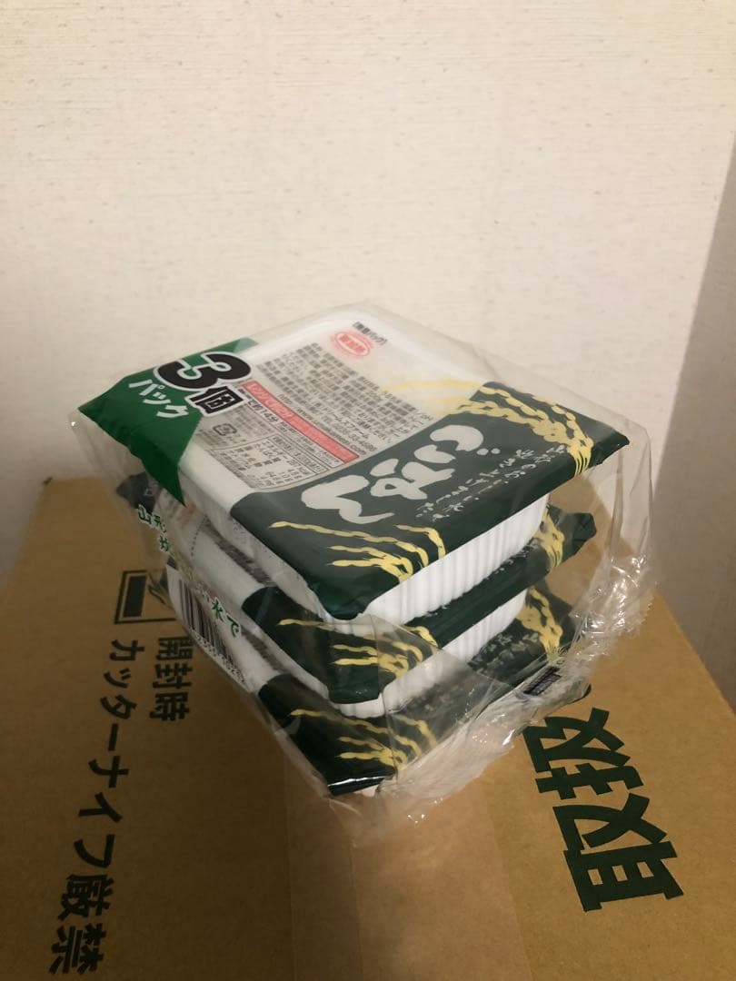 送料込み　レトルトパックご飯　200g×72パック(3個×12袋)×2