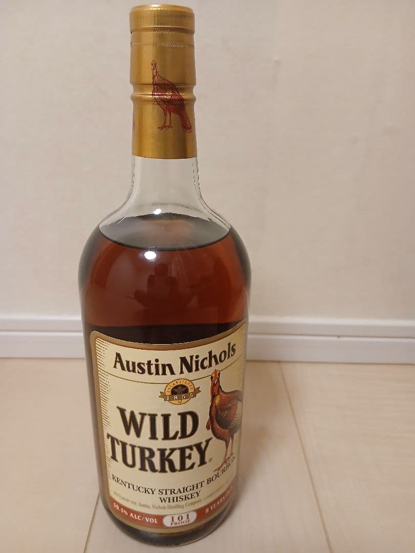 WILD TURKEY 8年熟成 101プルーフ　旧ラベル