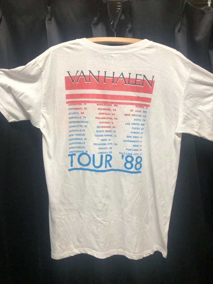 Van Halen ヴァン・ヘイレン Tシャツ　1988全米ツアー　80s