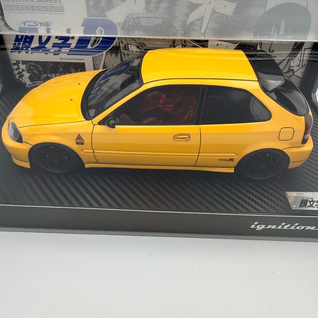 頭文字D 1/18 イグニッションモデル ホンダシビック(EK9) タイプR