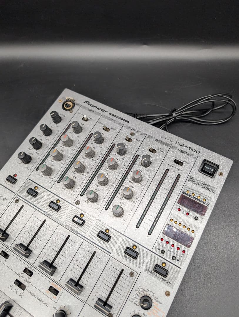 【動作確認済み】Pioneer DJM-600 DJミキサー