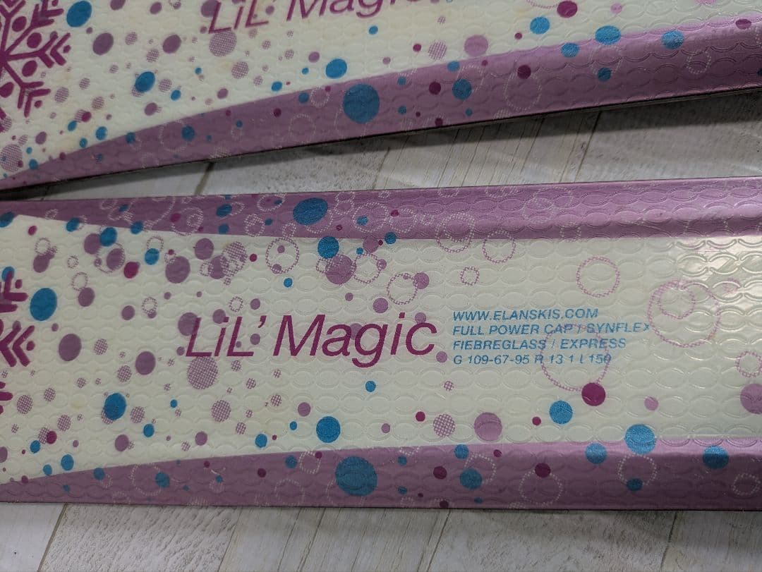 Elan　LiL' Magic 板　150cm ✕　EL4.5 ビンディング