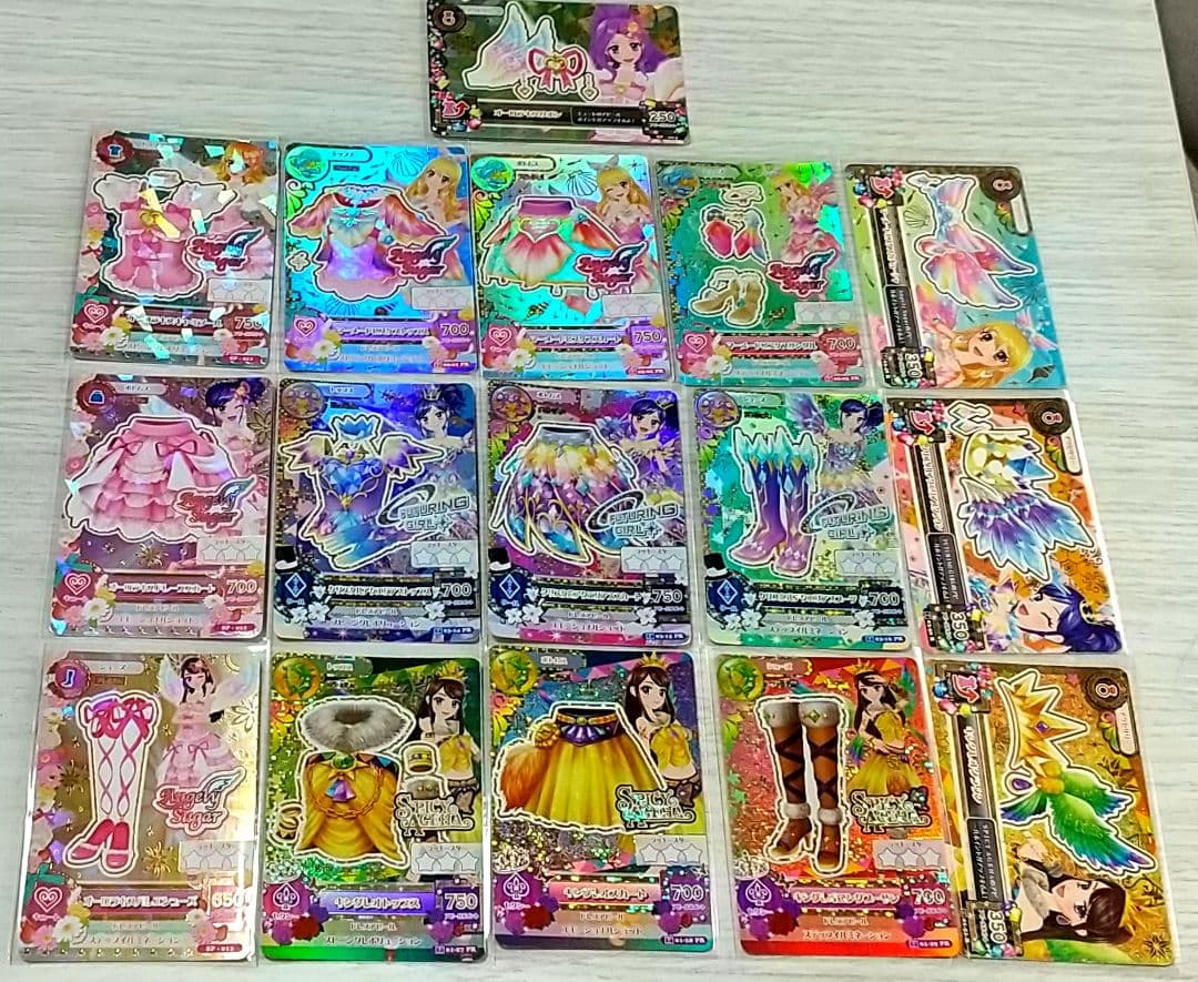 アイカツカード初期オーロラキスマーメードピスケスキングレオクリスタルアクエリアス