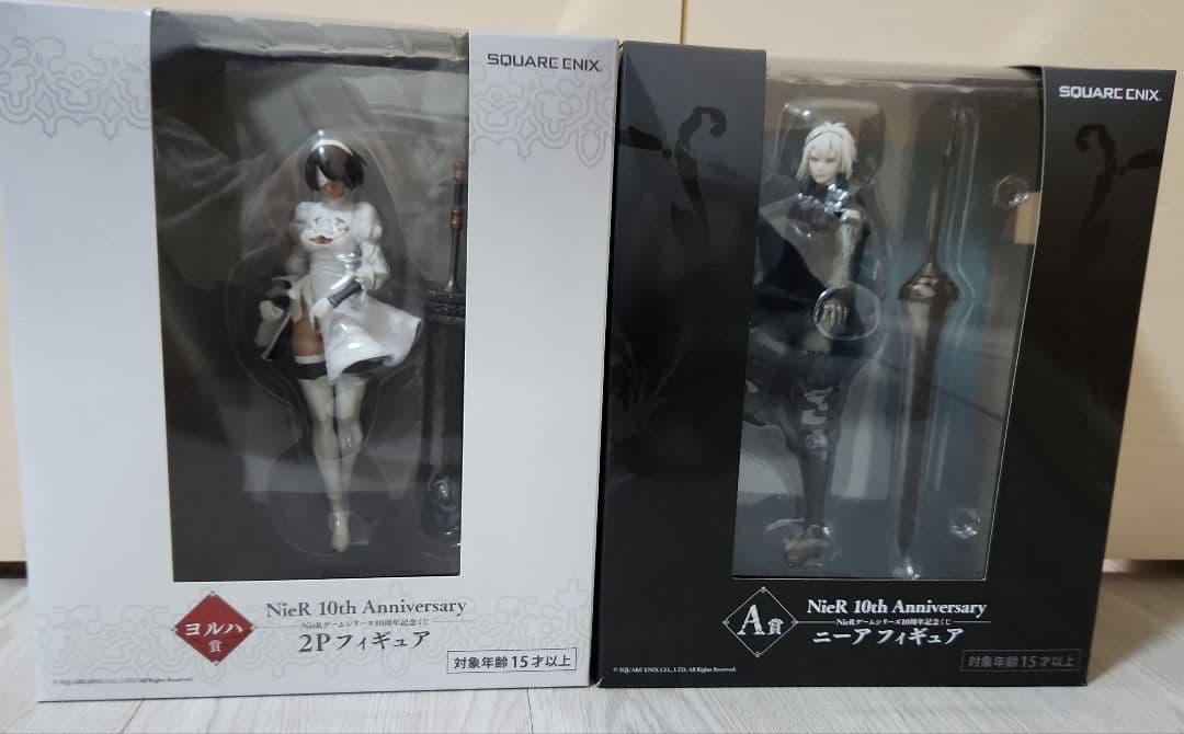 【早い者勝ち】NieR 記念くじ 2P& ニーアフィギュアセット