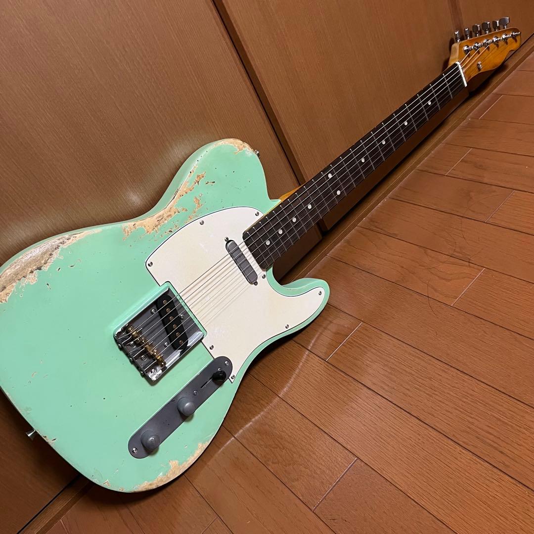 Vintage Laquer SurfGreen Telecaster レリック