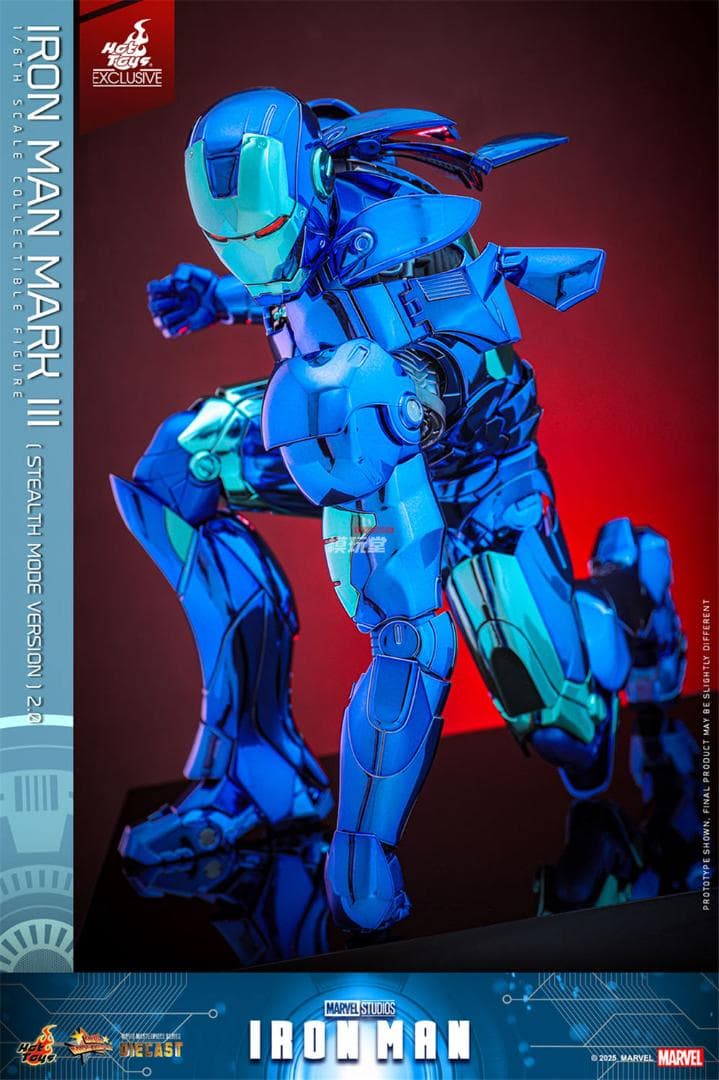ホットトイズ 1/6 アイアンマン・マーク3 ステルスモード MMS814D71