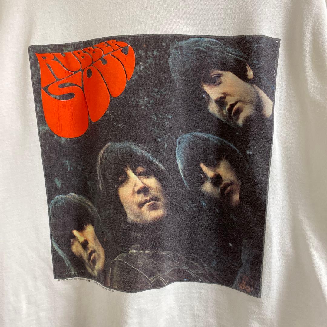 THE BEATLES ビートルズ RUBBER SOUL Tシャツ 90s 白