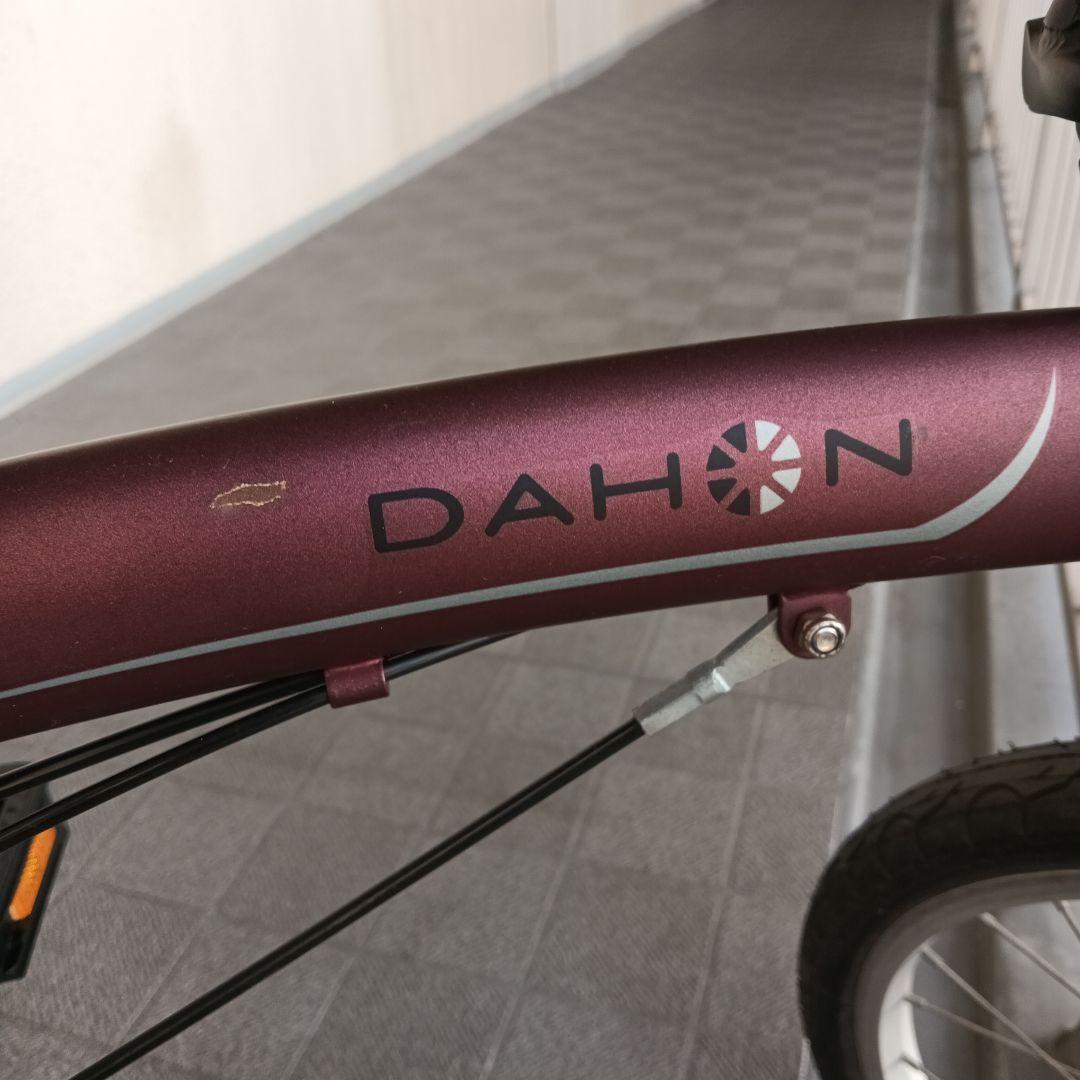 【土日引取限定】DAHON SUV D6 折りたたみ自転車　マットワイン