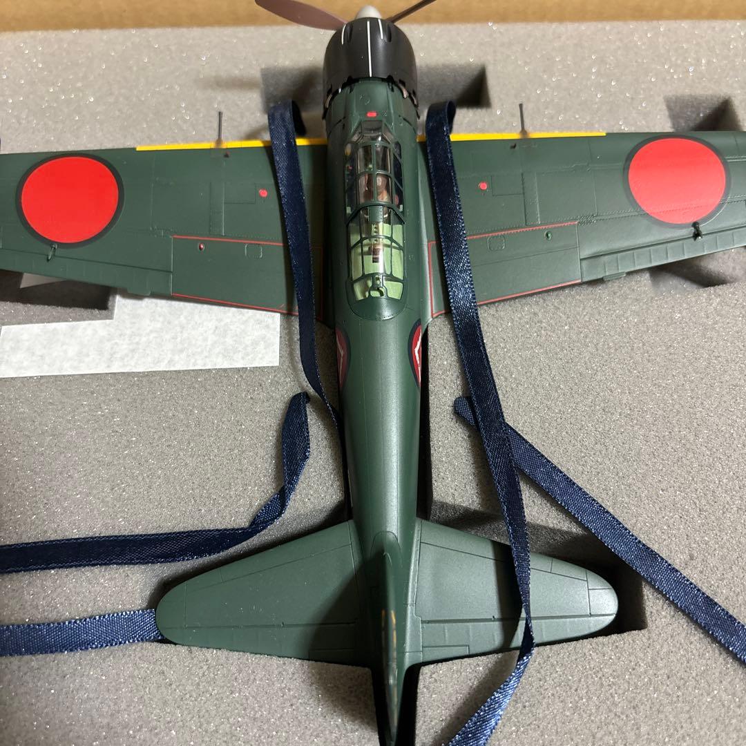 A*5様 タミヤ 148 零戦 52型 完成品　零式艦上戦闘機 五二装甲　戦闘1