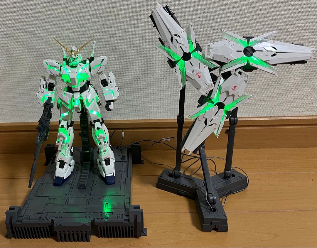 MGEX ユニコーンガンダム Ver.ka 完成品 組み立て済み　LED
