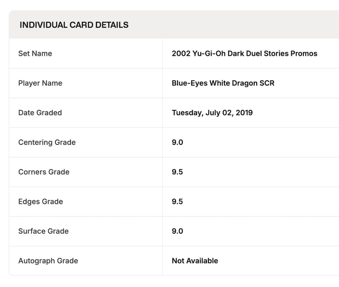 【BGS9】遊戯王 DDS-001 青眼の白龍 英語版 シークレット