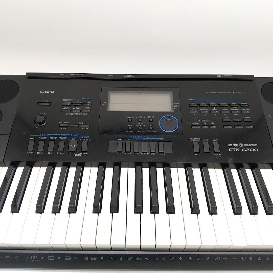2869番 CASIO カシオ ハイグレードキーボード CTK-6200