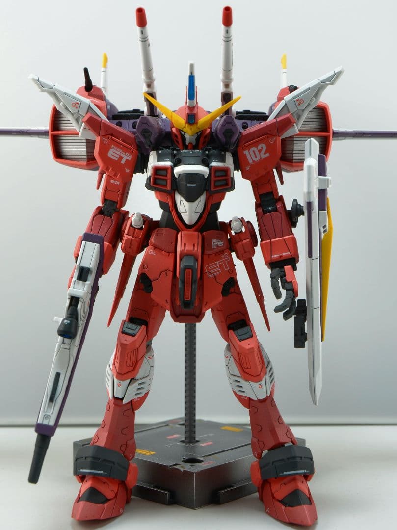 RG ジャスティスガンダム 塗装 完成品 バンダイ ガンプラ 1/144