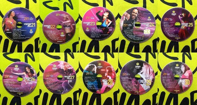 ZUMBA　ズンバ　CD　10枚セット　MEGAMIX21～MEGAMIX30