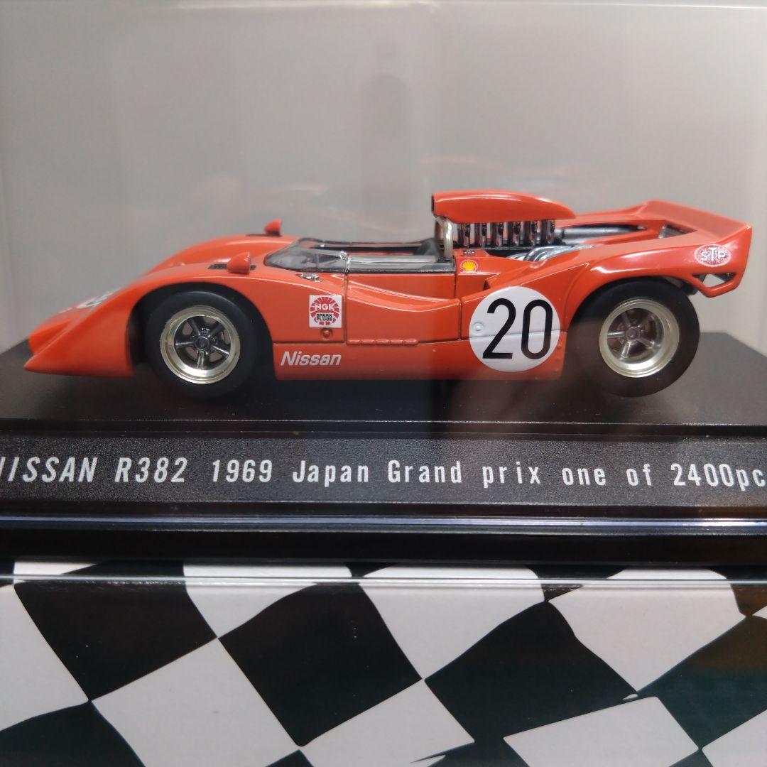 【美品】1/43 エブロ ニッサン 1969 予選pole / 決勝2nd