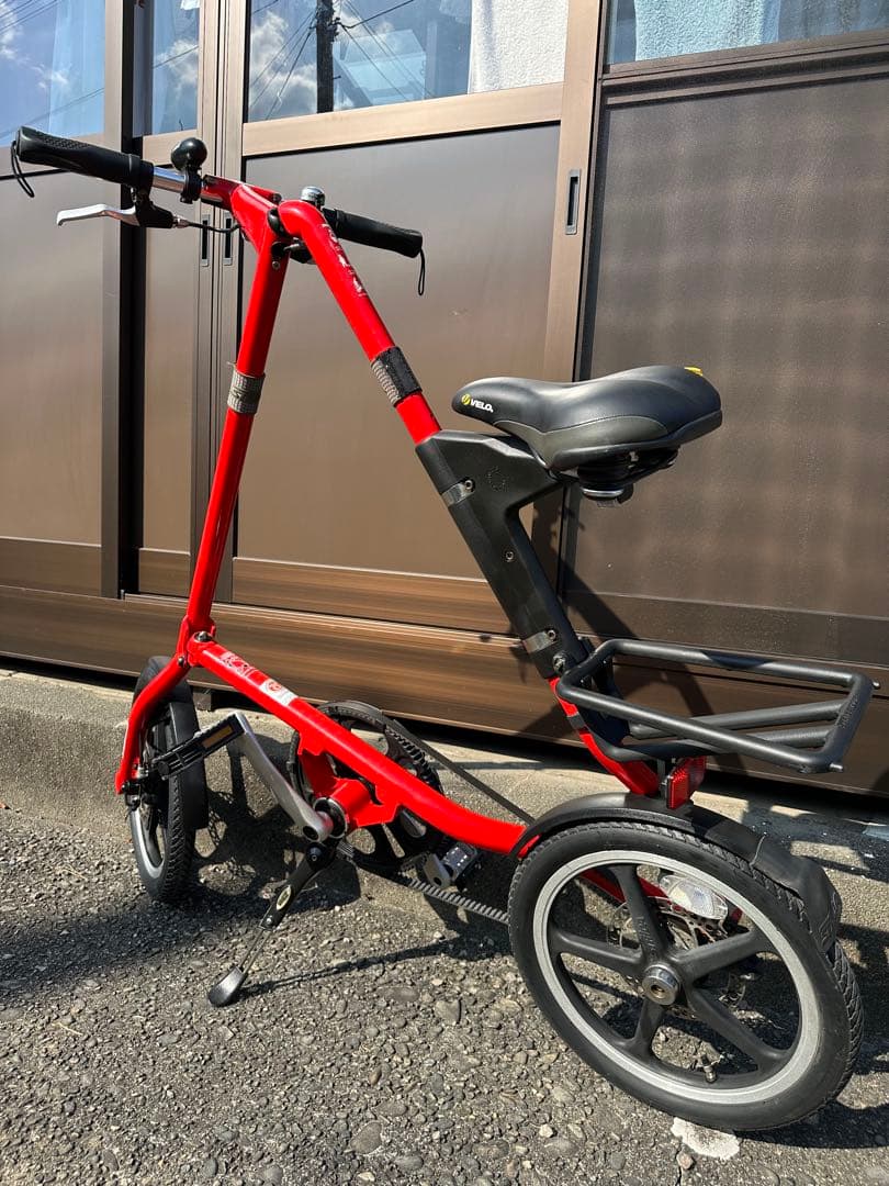 折りたたみ自転車 ストライダ 「STRiDA LT」 レッド 16インチ