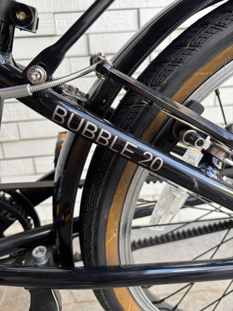 SHULZ Bubble 20 ブラック　ベルトドライブ　キッズ自転車 かご付