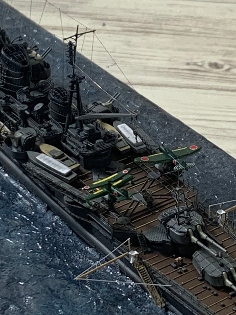 フジミ1/700重巡洋艦羽黒　完成品