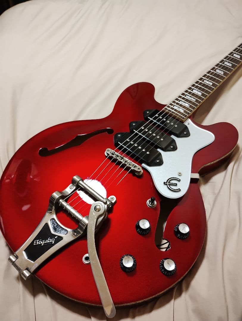 Epiphone Ltd Ed Riviera Custom P93 RP/美品
