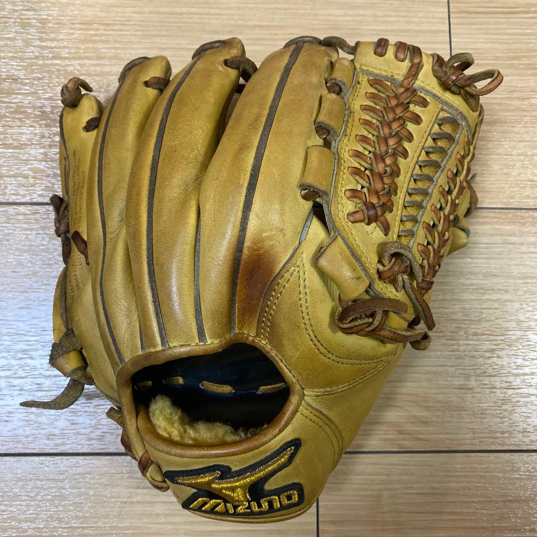 Mizuno Pro 硬式グローブ　内野手用 イエロー