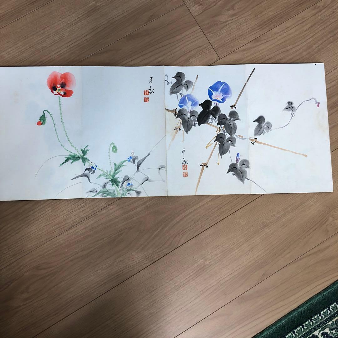 掛け軸　絵帳(2)骨董品　美術品