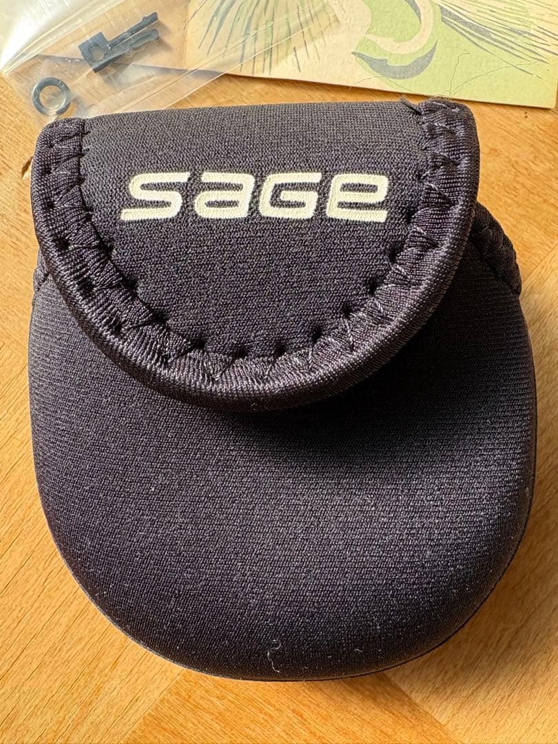 sage フライリール　ブラック メタル製 ケース　予備部品　箱付き