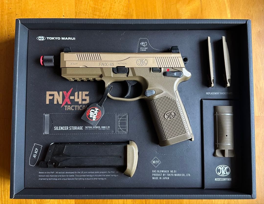 東京マルイ FNX-45 TACTICAL ガスガン 豪華セット