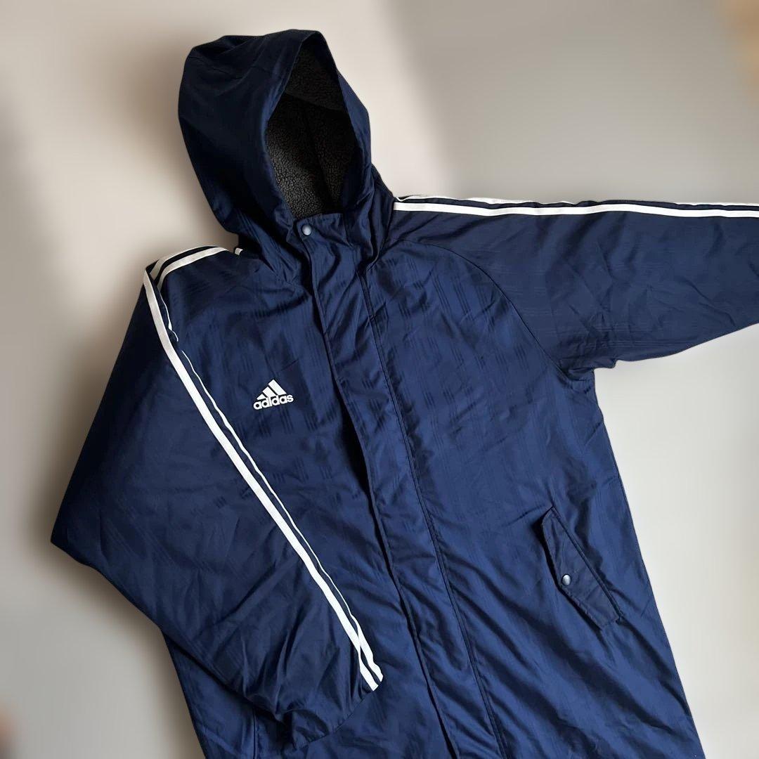 adidas フード付きベンチコート 3L X0